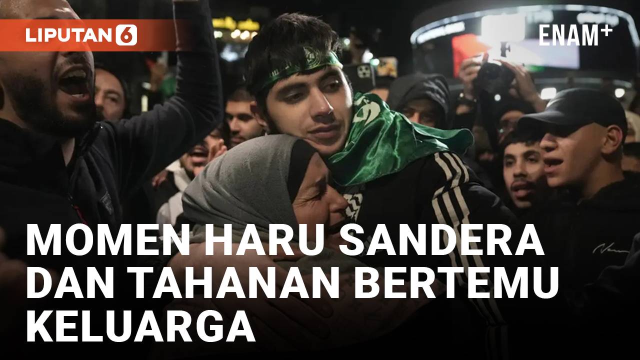 Momen Haru Ketika Sandera dan Tahanan Bertemu Keluarga Usai Dibebaskan ...