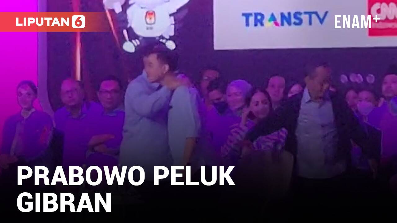 Prabowo Peluk Gibran Usai Paparkan Visi Misi di Debat Cawapres ...