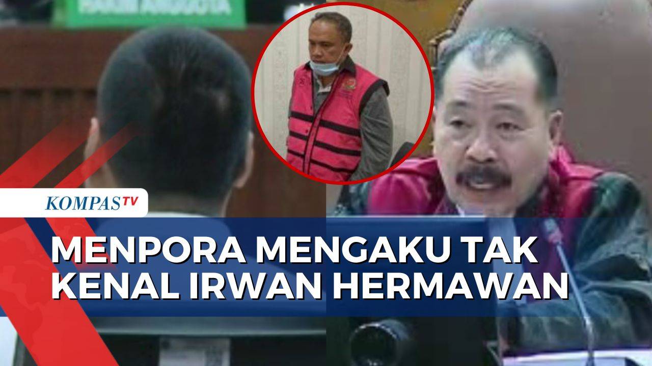 Mengaku Tak Kenal dengan Irwan Hermawan, Begini Kata Menpora Dito ...