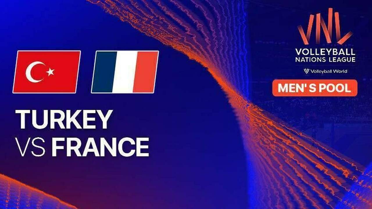 Men: Turkey vs France - Full Match | Volleyball Nations League 2025