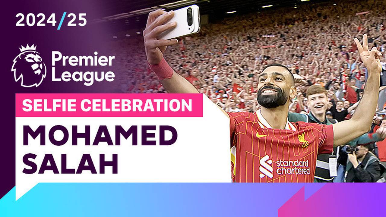 Selebrasi Selfie Mohamed Salah | Liverpool vs Tottenham | Premier ...