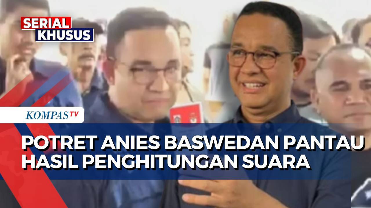 Terbaru! Potret Anies Baswedan Pantau Proses Penghitungan Suara di TPS ...