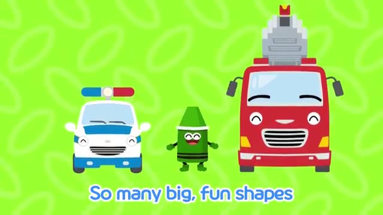 Heavy Vehicle Rescue Team Songs - Ep 03 - The Crayon Shapes Song (2022)