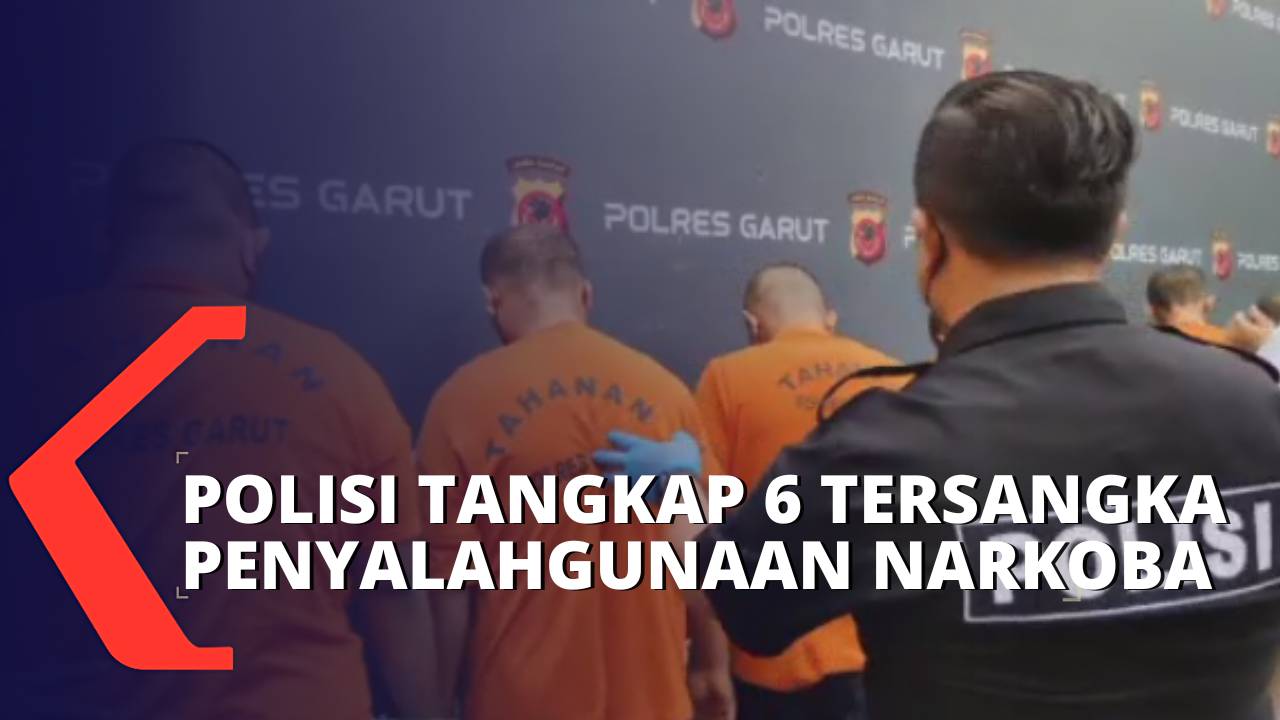 Polres Garut Tangkap 6 Tersangka Penyalahgunaan Narkoba Berbagai Jenis