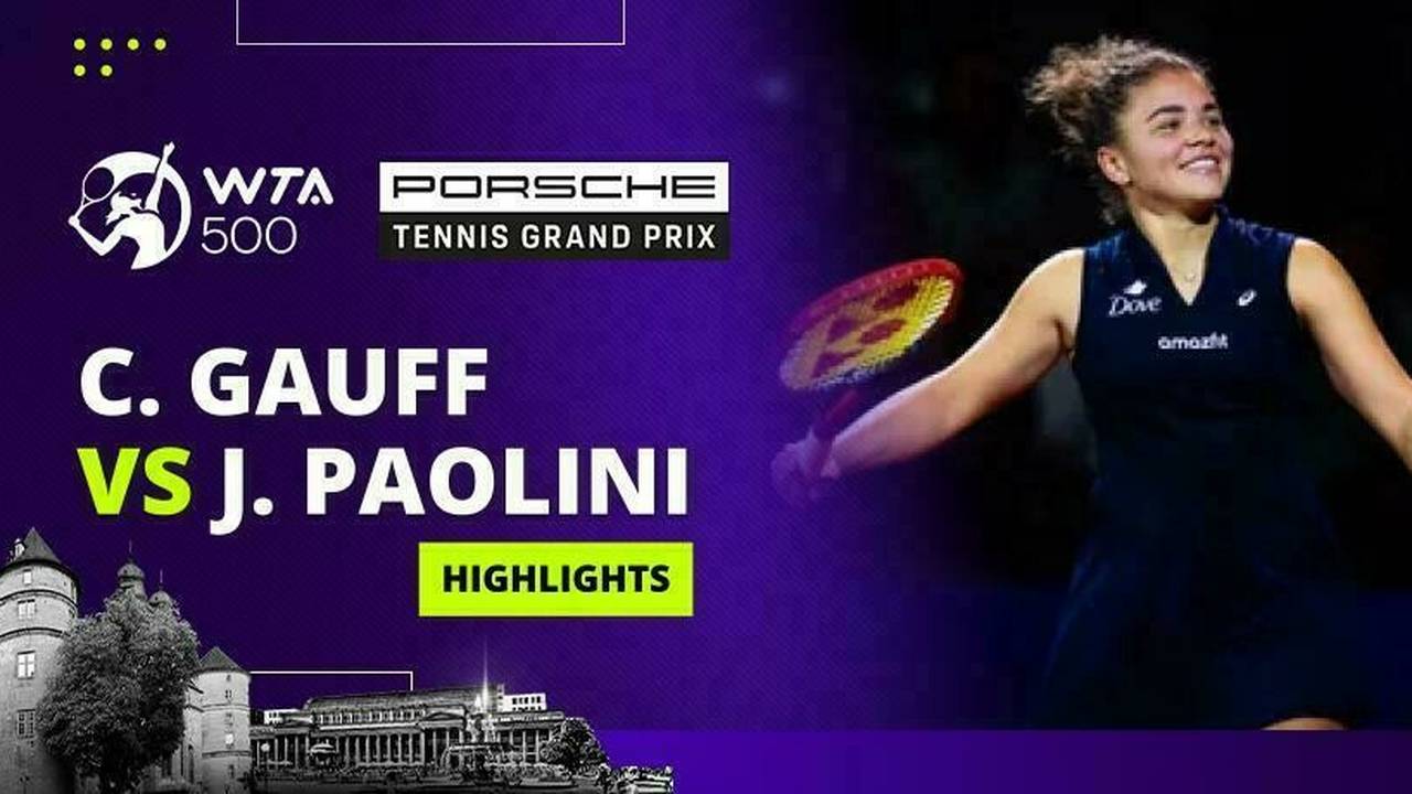Quarterfinal: Coco Gauff vs Jasmine Paolini - Highlights | WTA Porsche ...