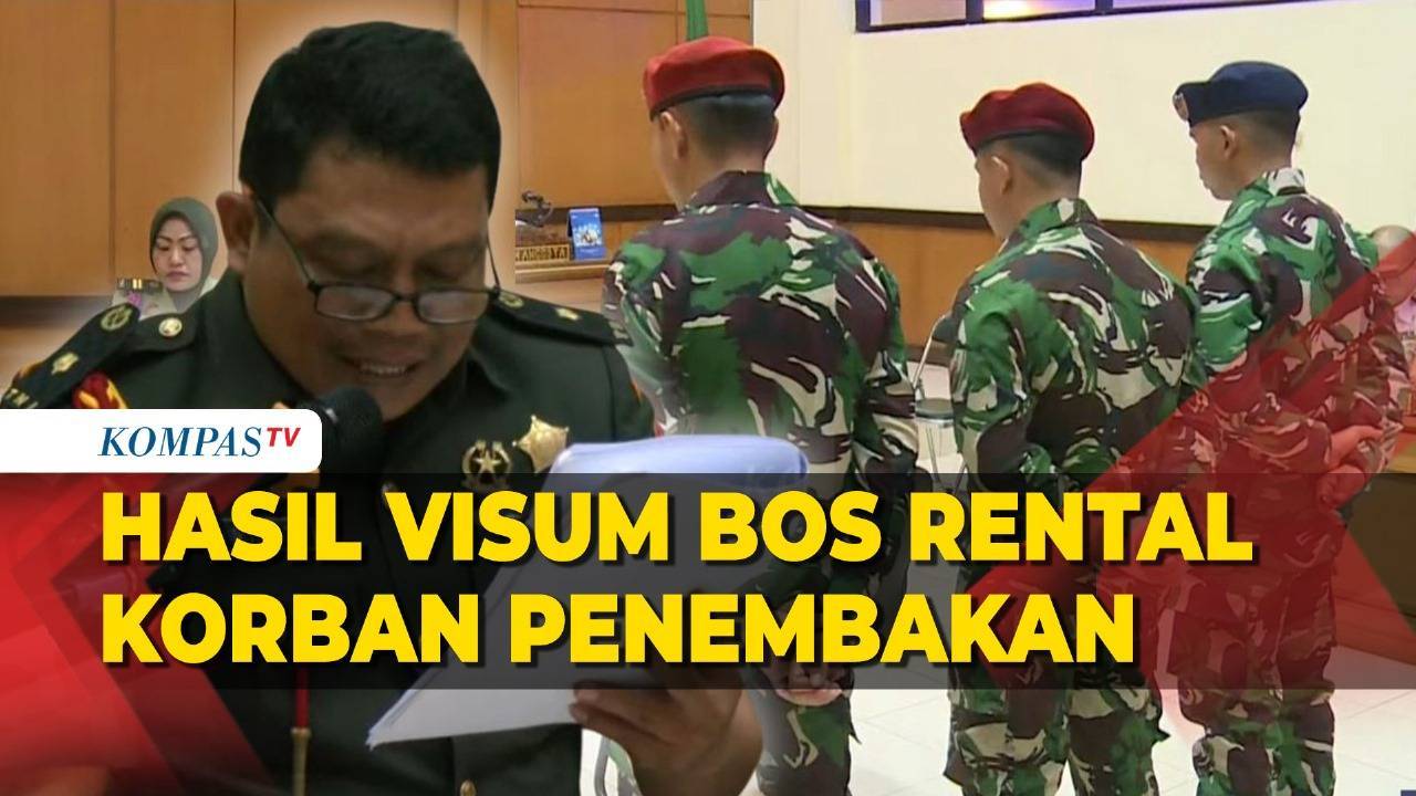 Hasil Visum Bos Rental Korban Penembakan Dibacakan di Sidang Perdana ...