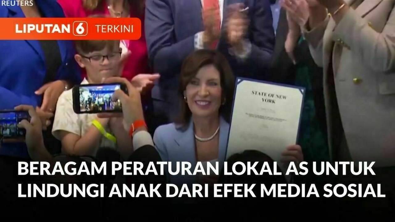 Beragam Peraturan Lokal AS untuk Lindungi Anak dari Efek Media Sosial | Liputan 6 - SCTV | Vidio