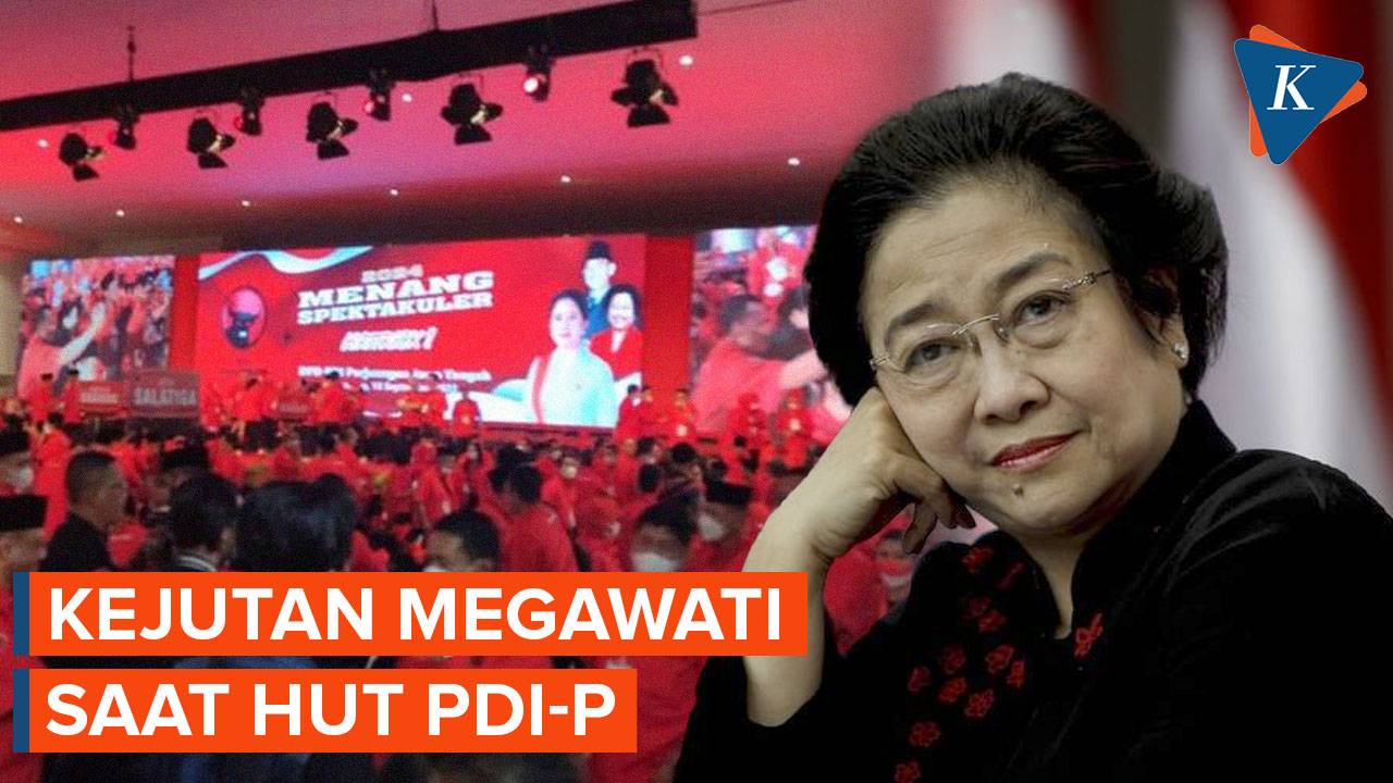 Mega Punya Kejutan di HUT PDI-P - Kompascom | Vidio