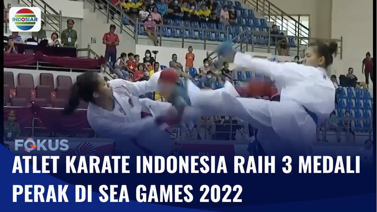 Atlet Karate Indonesia Sumbang Tiga Perak di SEA Games 2022 | Fokus ...