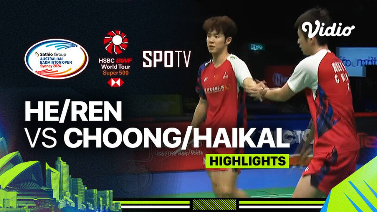 He Ji Ting/Ren Xiang Yu (CHN) vs Choong Hon Jian/Haikal Muhammad (MAS ...