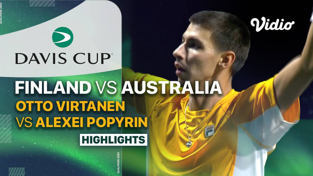 Semifinal 1: Finlandia (Otto Virtanen) vs Australia (Alexei Popyrin ...