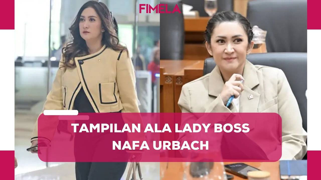 Gaya Nafa Urbach Sebagai Anggota DPR, Tampilan Blazer Bagai Lady Boss | Vidio