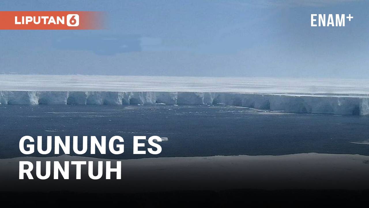 Gunung Es Sebesar Kota London Runtuh dari Brunt Ice Shelf di Antartika ...