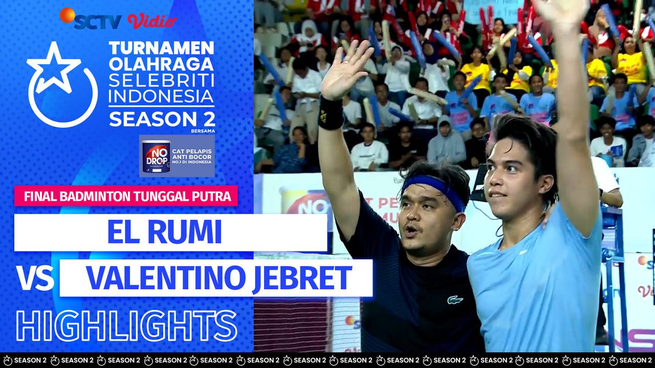 El Rumi VS Valentino Jebret | Highlights Final Badminton Tunggal Putra ...