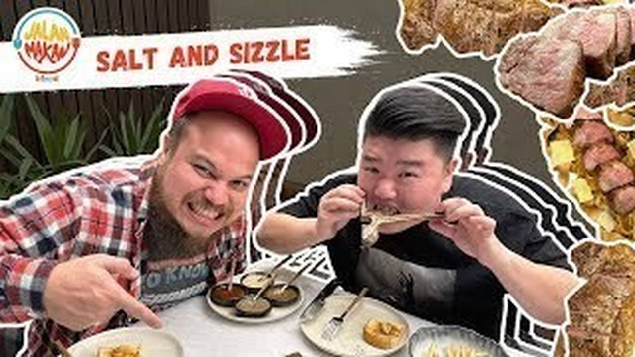 Salt and Sizzle - Dry Aged Porterhouse Steak 200rb per 100gr kita pesen ...