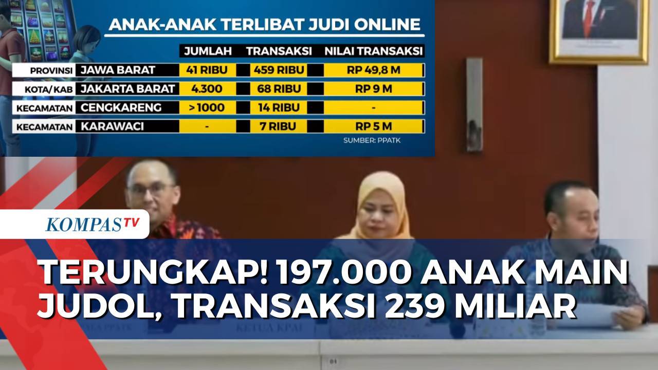 PPATK Ungkap 197 Ribu Anak dan Remaja di Indonesia Main Judi Online ...
