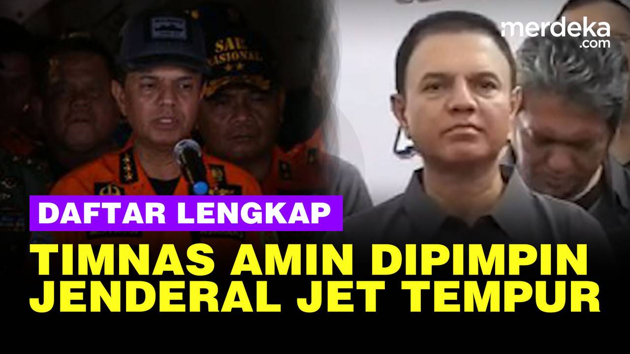 Jenderal Pilot Jet Tempur M Syauqi Jadi Kapten Timnas AMIN, Ini Daftar Lengkapnya - merdeka | Vidio
