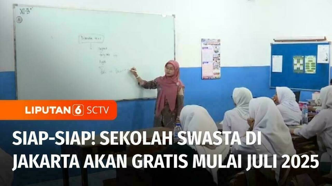 Program Sekolah Swasta Di Jakarta Gratis Mulai Juli 2025, Ini ...