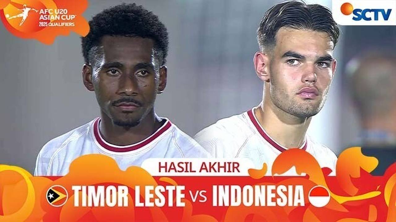 Hasil Akhir Pertandingan - Timor Leste vs Indonesia | AFC U20 Asian Cup ...