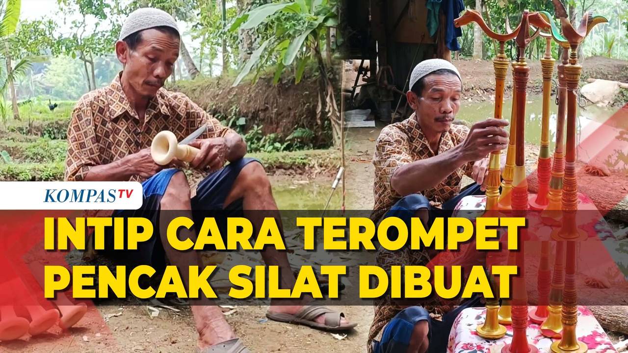 Intip Cara Pembuatan Terompet Pencak Silat yang Punya Nilai Jual Tinggi ...