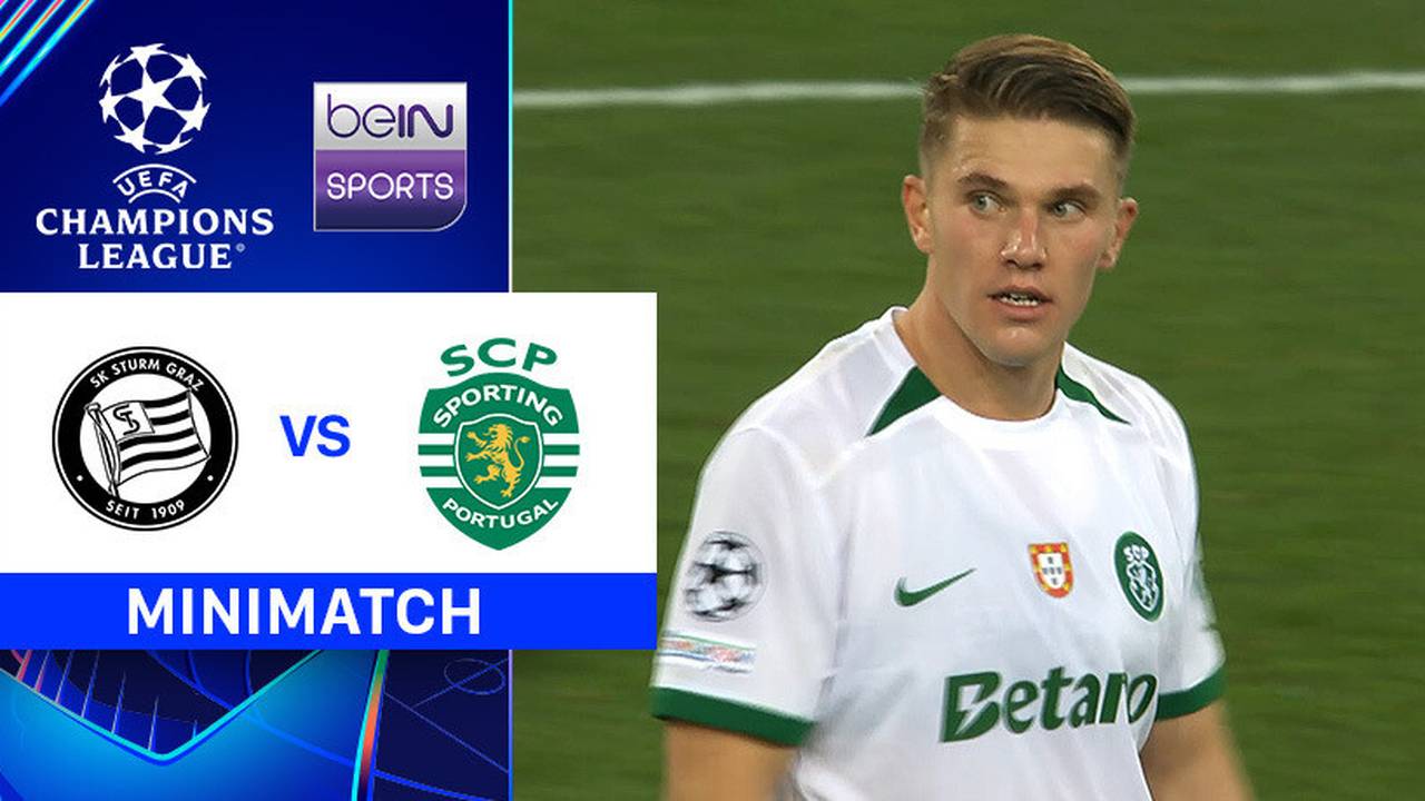 SK Sturm Graz vs Sporting - Mini Match | UEFA Champions League 2024/25 ...
