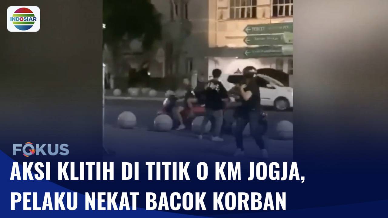 Viral Video Aksi Klitih Remaja Bersenjata Tajam di Titik Nol Kilometer ...