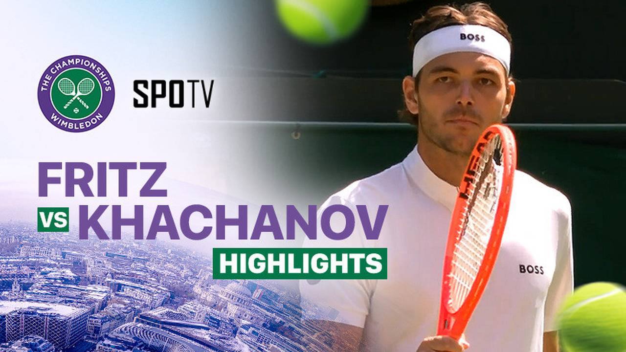 Taylor Fritz vs Karen Khachanov - Highlights | Wimbledon 2025 | Vidio