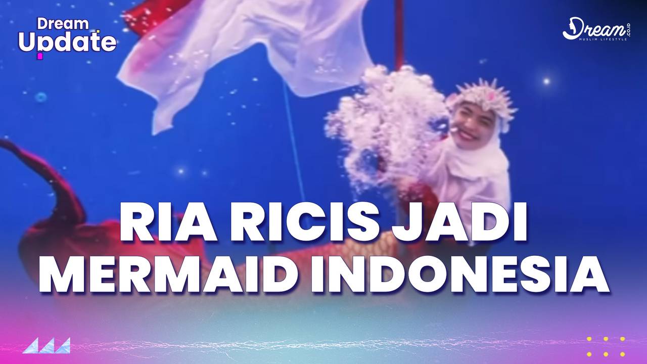 Ria Ricis Jadi Mermaid Indonesia Dan Ubah Wajah Jadi Garuda Pancasila ...