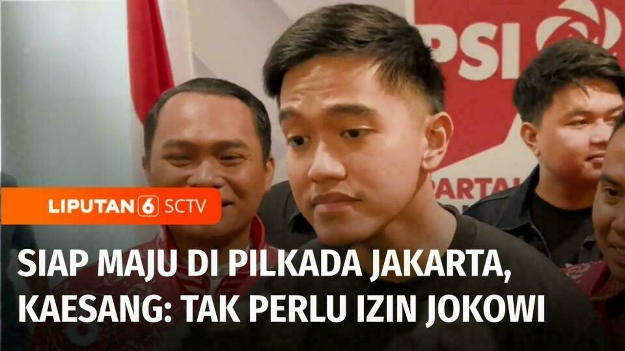 Siap Maju di Pilkada Jakarta, Kaesang: Tak Perlu Izin Jokowi | Liputan 6 - SCTV | Vidio