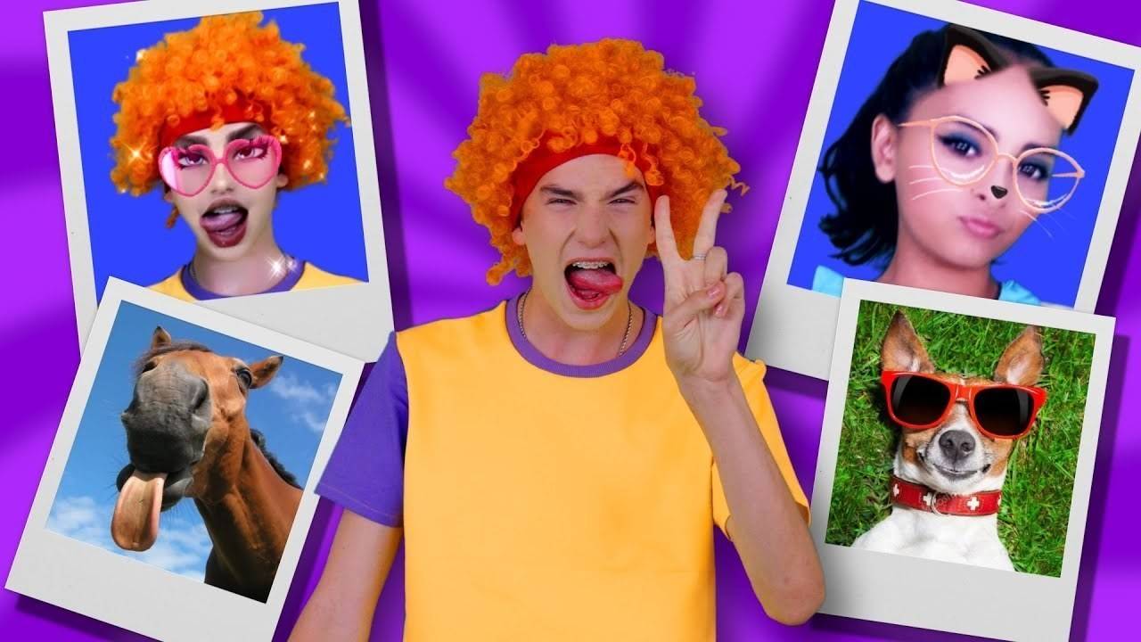 Permainan Wajah Lucu | Permainan Lucu | Kids Funny Songs | Vidio