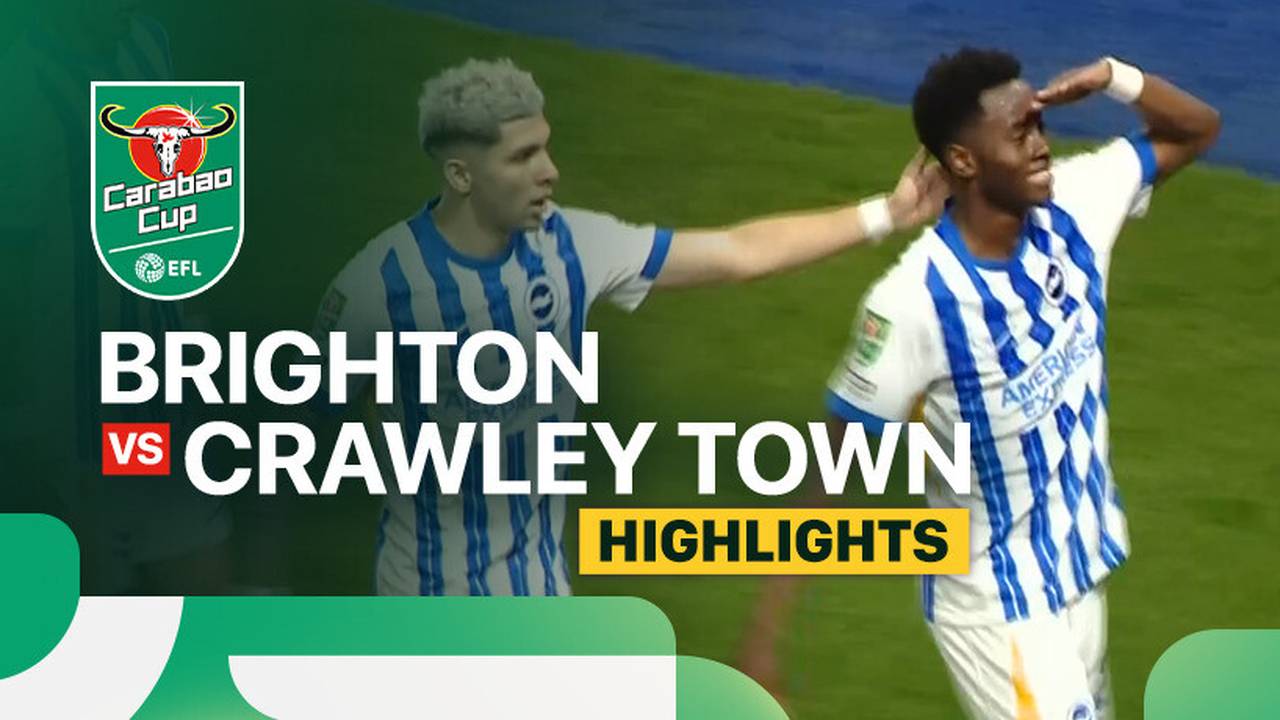 Brighton vs Crawley Town - Highlights | Carabao Cup 2024/25