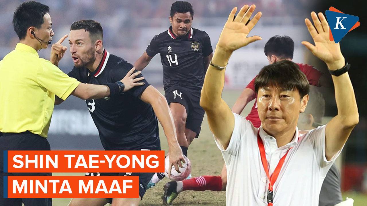 Garuda Terhenti, Shin Tae-yong Minta Maaf - Kompascom | Vidio