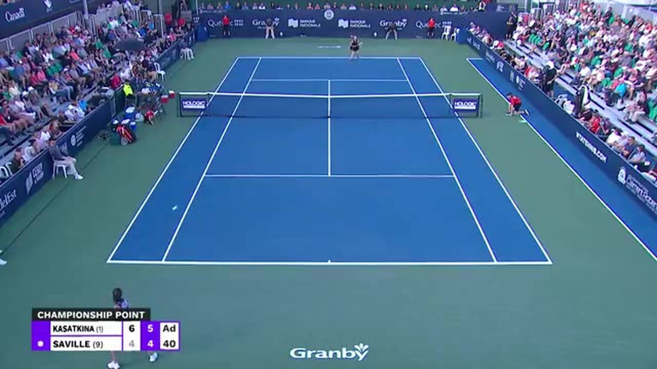 Match Highlights | Daria Kasatkina vs Daria Saville | WTA Championnats Banque Nationale de ...