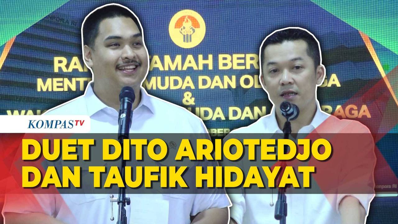 Duet Dito Ariotedjo dan Taufik Hidayat di Kemenpora, Ungkap Target dari Presiden Prabowo ...
