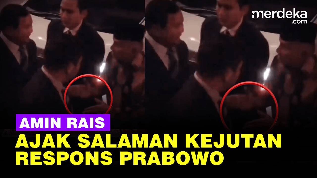 Viral! Momen Amin Rais Ajak Salaman, Kejutan Respons Prabowo - merdeka | Vidio