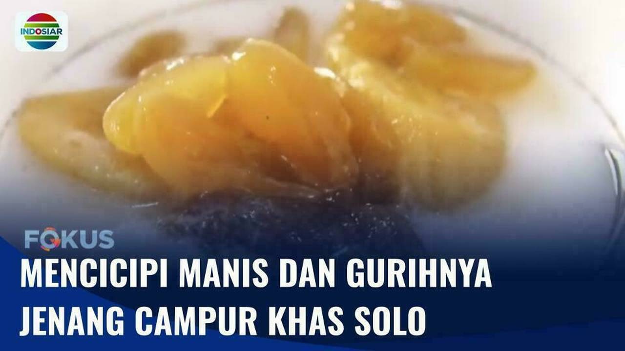 Kuliner Jenang Campur Khas Solo, Padukan Gurihnya Santan dan Manisnya ...