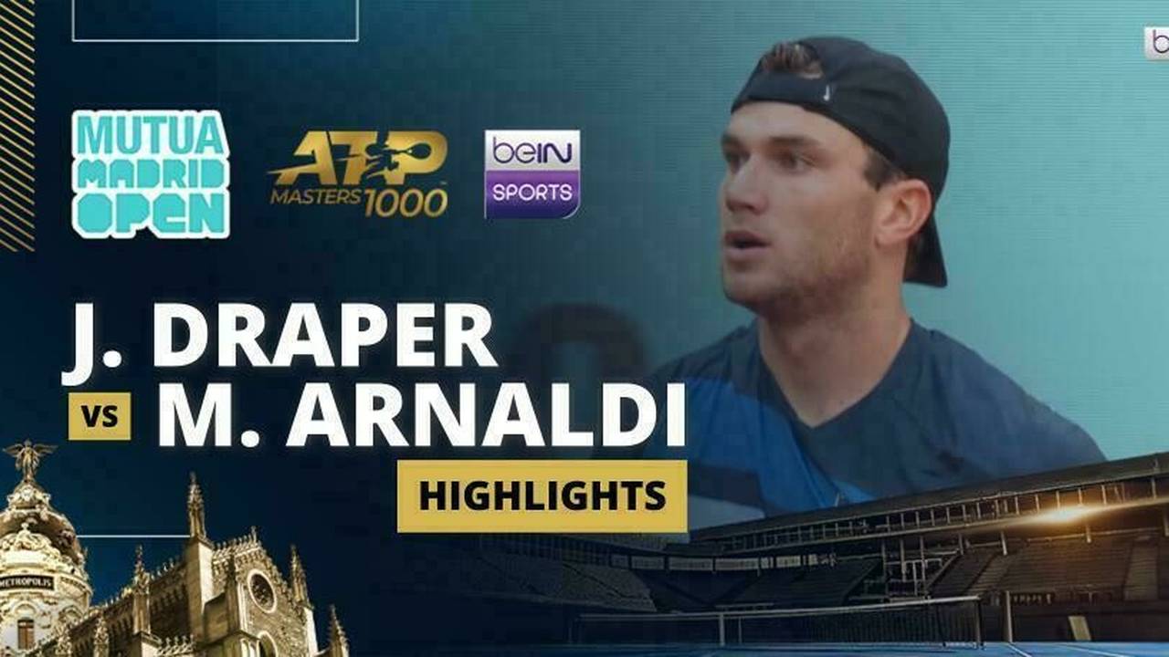 J. Draper vs M. Arnaldi - Highlights | ATP Mutua Madrid Open 2025