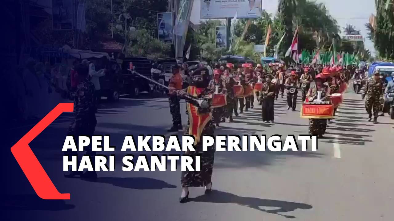 Apel Akbar Peringati Hari Santri di Ikuti Ribuan Warga - Kompas TV | Vidio