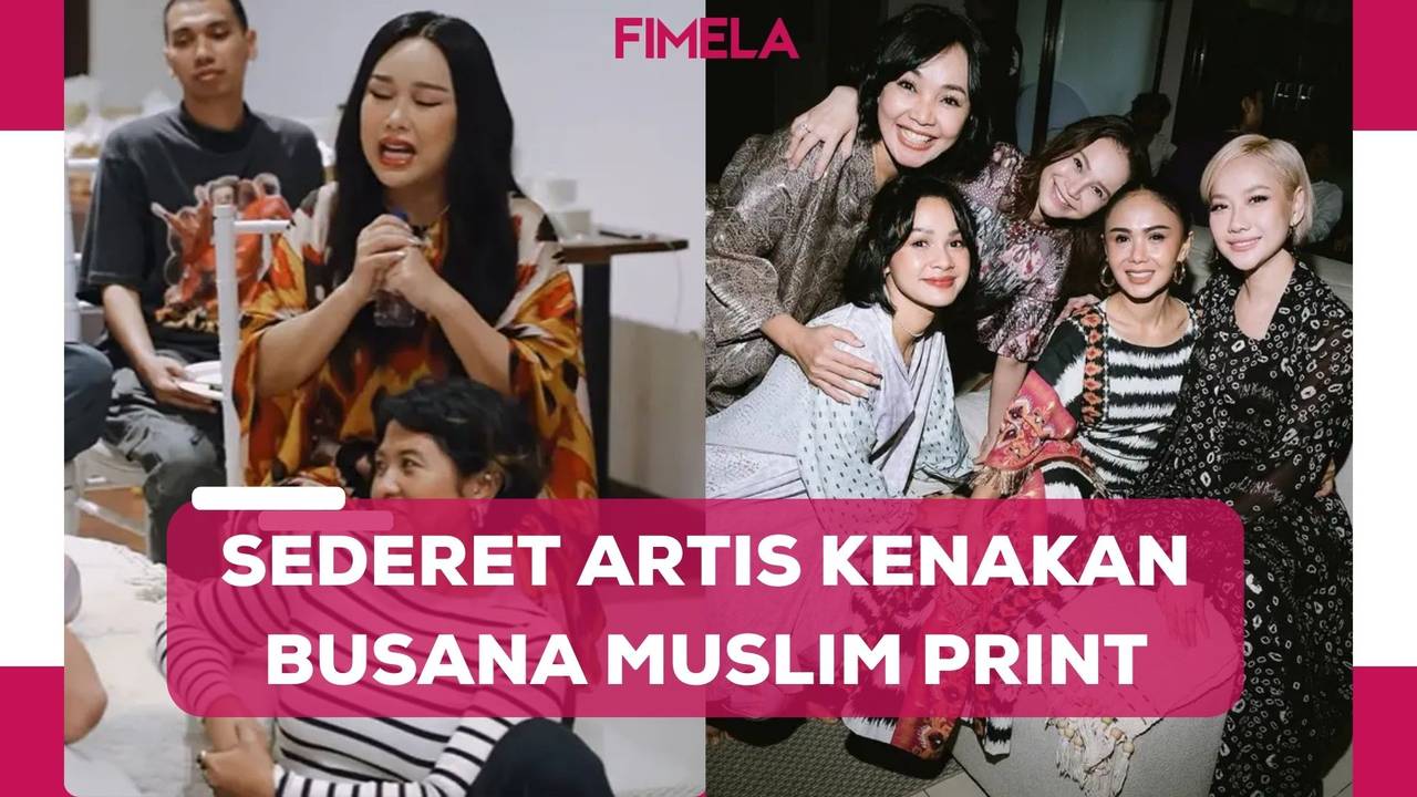 Parade Busana Muslim Print dari Bunga Citra Lestari, Yuni Shara, hingga ...