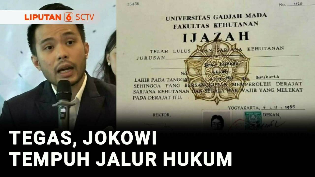 Jokowi Bahas Langkah Hukum Soal Tudingan Ijazah Palsu | Liputan 6 - SCTV | Vidio