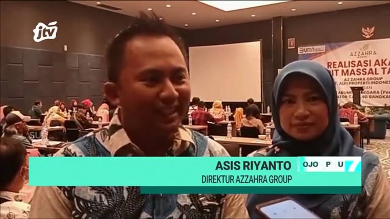 AZZAHRA Group Gelar Realisasi Akad Kredit Massal Tahap 2 POJOK PITU JTV - JTV | Vidio