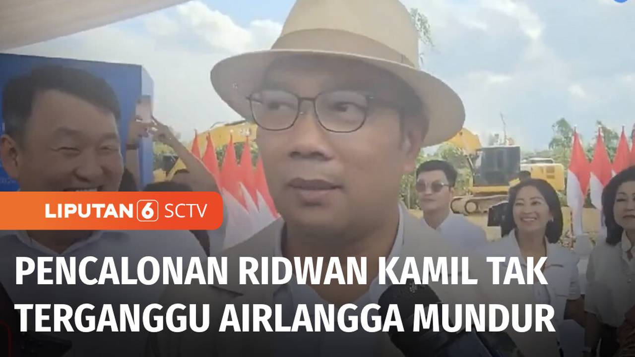 Airlangga Mundur, Ridwan Kamil Pastikan Tak Ganggu Pencalonan Dirinya di Pilkada Jakarta ...