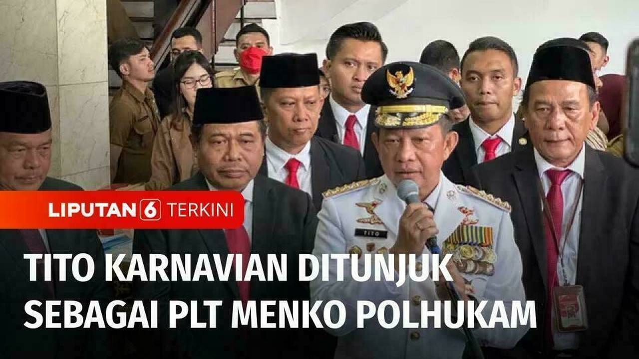 Jokowi Tunjuk Mendagri Tito Karnavian Jadi Plt Menko Polhukam Gantikan ...