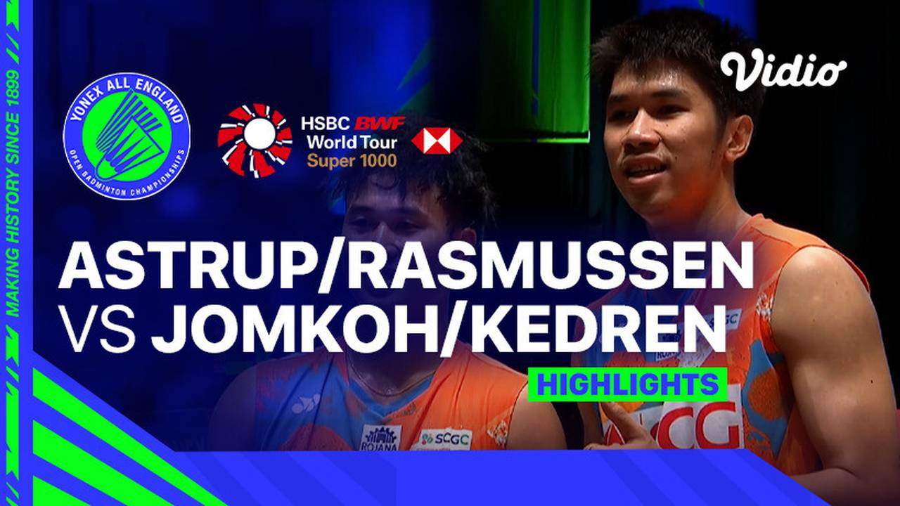 Men's Doubles: Kim Astrup/Anders Skaarup Rasmussen (DEN) vs Supak ...