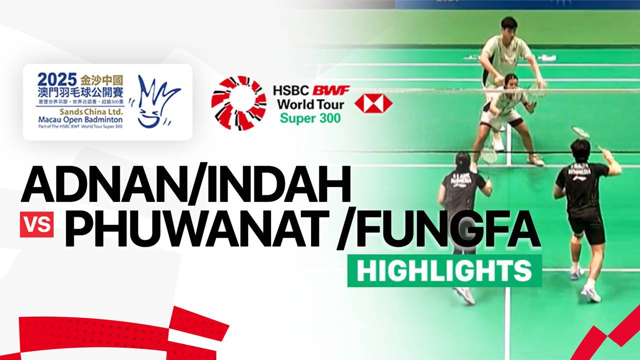 Adnan Maulana/Indah Cahya Sari Jamil (INA) vs Phuwanat Horbanluekit/Fungfa Korpthammakit (THA ...