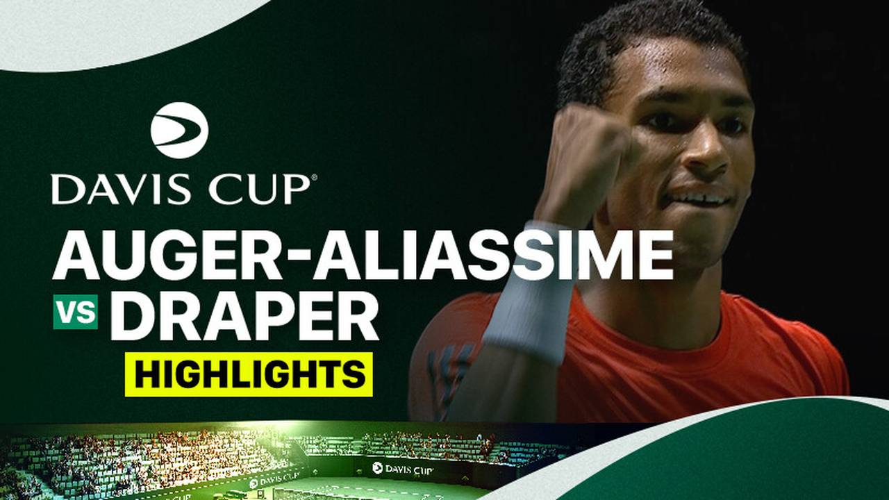 Felix Auger-Aliassime (CAN) vs Jack Draper (GBR) - Highlights | Davis Cup Finals Group Stage 2024