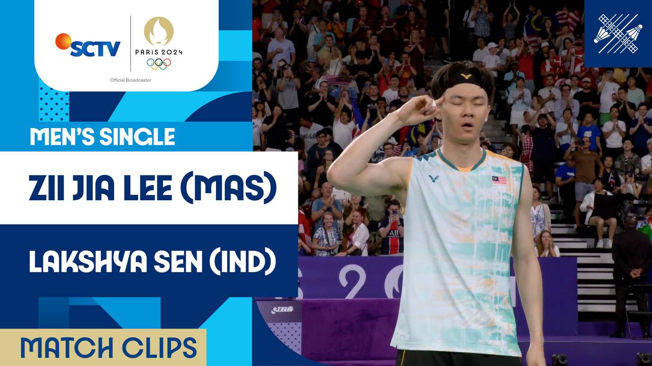 Zii Jia Lee (MAS) VS Lakshya Sen (IND) - Match Clips | Olympic Games ...