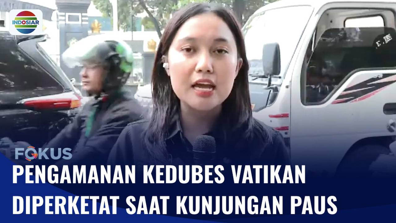 Ratusan Personel Gabungan Jaga Kedubes Vatikan saat Lawatan Paus ...