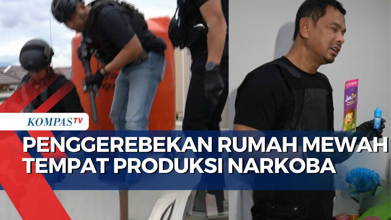 Polisi Gerebek Rumah Mewah Tempat Produksi Narkoba Jenis Happy Water di ...