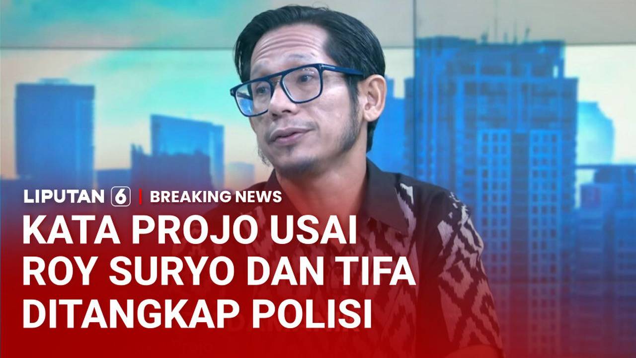 BREAKING NEWS | Kata Projo Usai Roy Suryo - Dokter Tifa Ditangkap ...